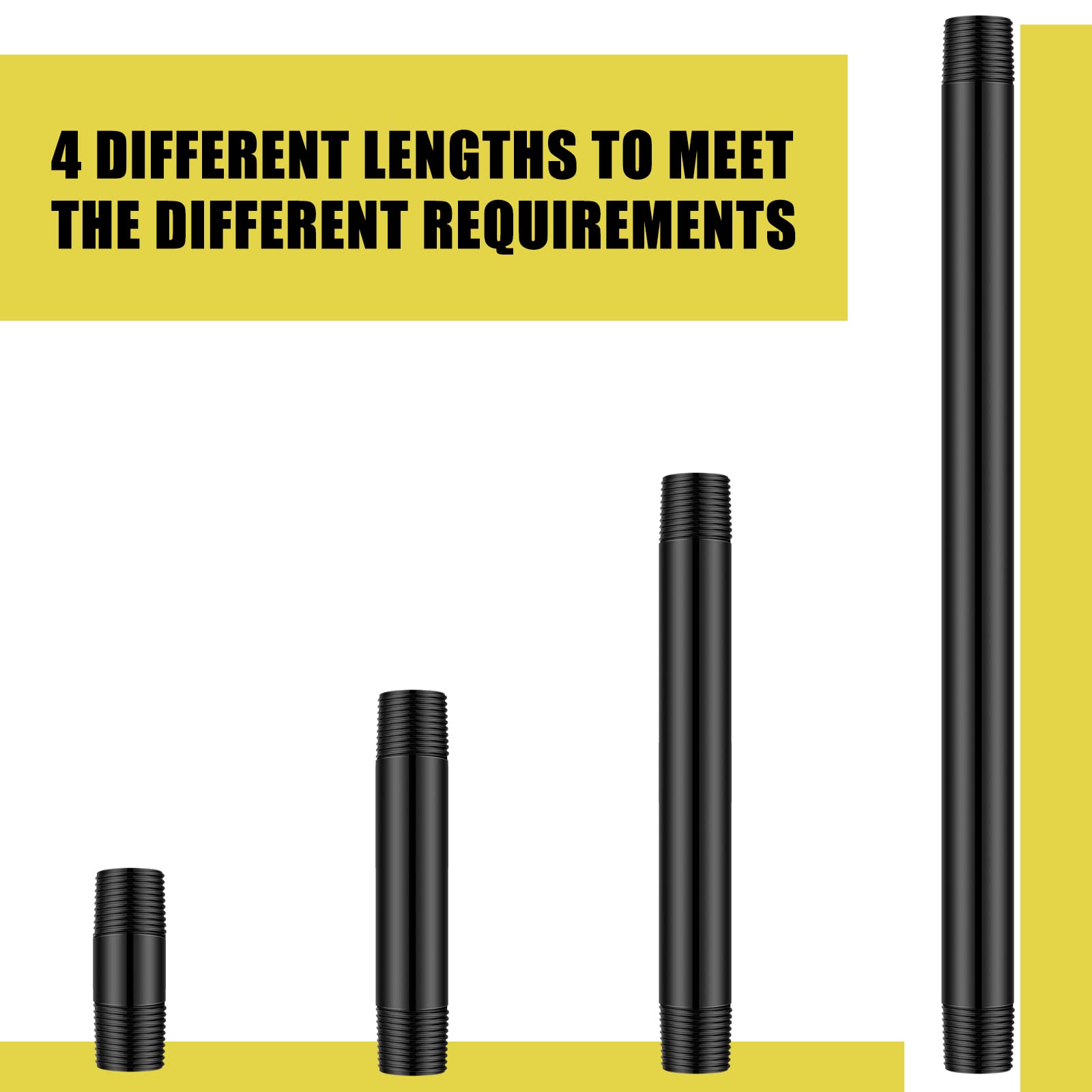 Snapklik.com : Yaomiao 5 Pcs Sprinkler Head Pipe Riser Extension 1/2 ...