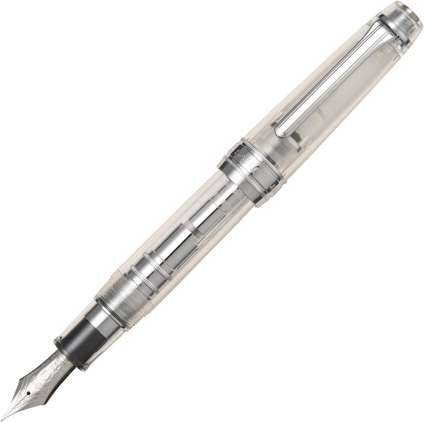 Amazon.co.jp: Sailor pen, fountain pen, professional gear, Silver, KOP ...