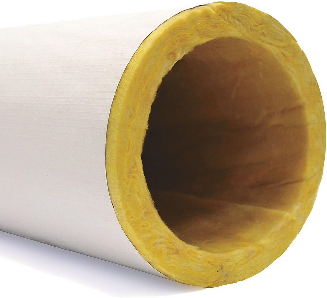6-45/64" x 3 ft. Fiberglass Pipe Insulation, 1" Wall - Amazon.com