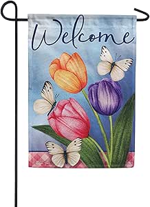 Amazon.com : Carson Garden Flag - Tulip Trio, Double Sided 12.5 x 18 ...