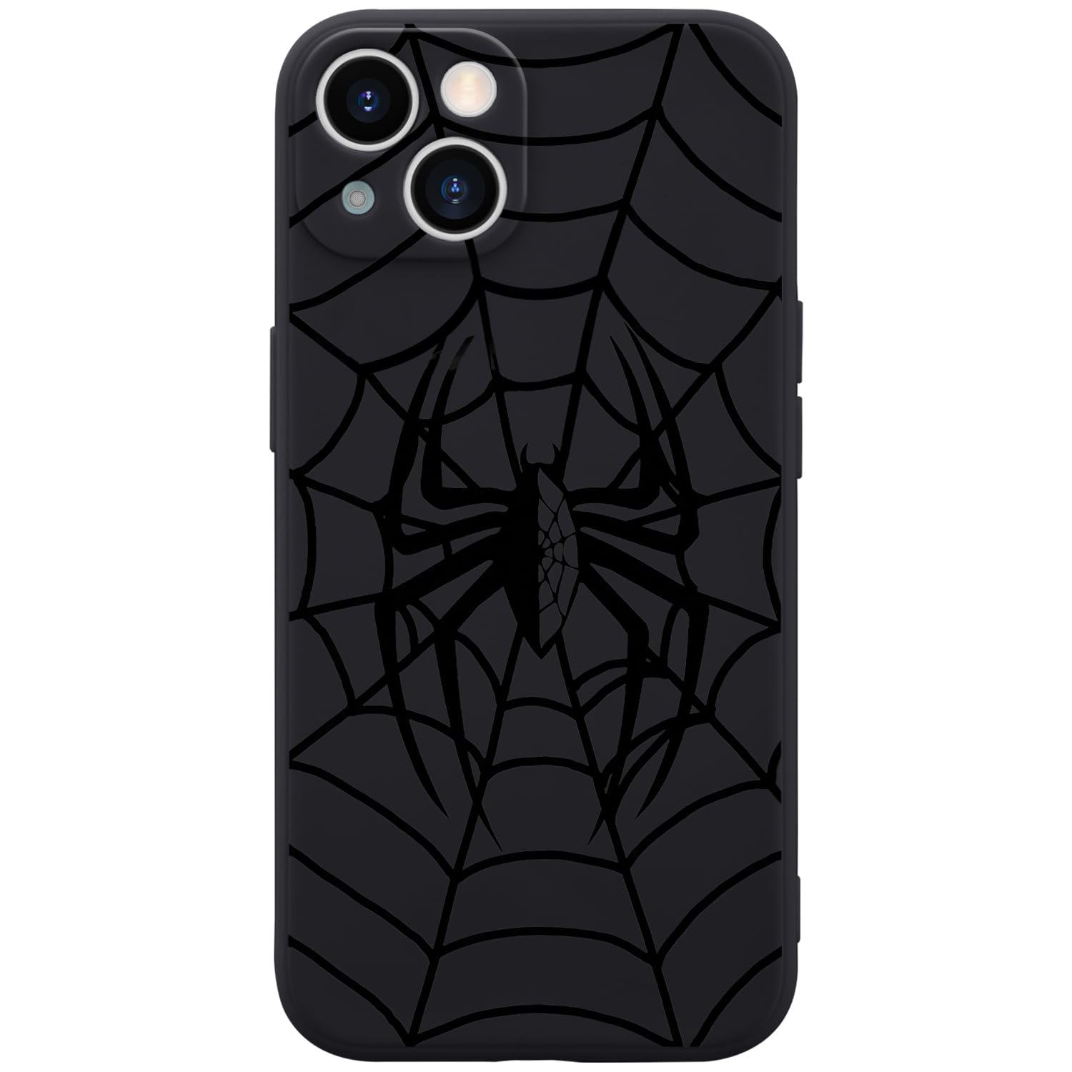 Amazon.com: Wihytec Spider Cobweb Black Phone Case for iPhone 13 Black ...