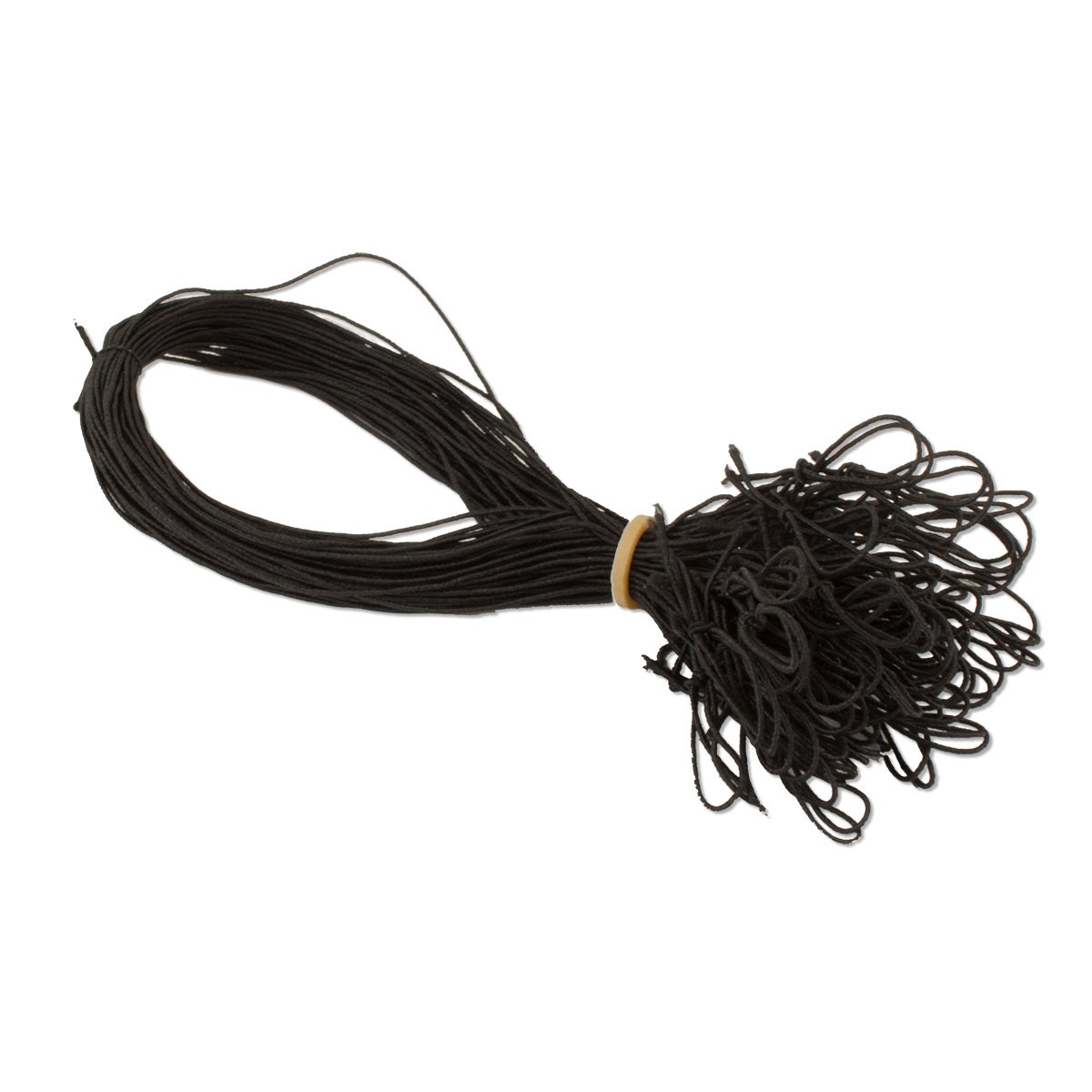 Pack of 100 Jewellery Elastic Band Black for Invitation Cards with ...