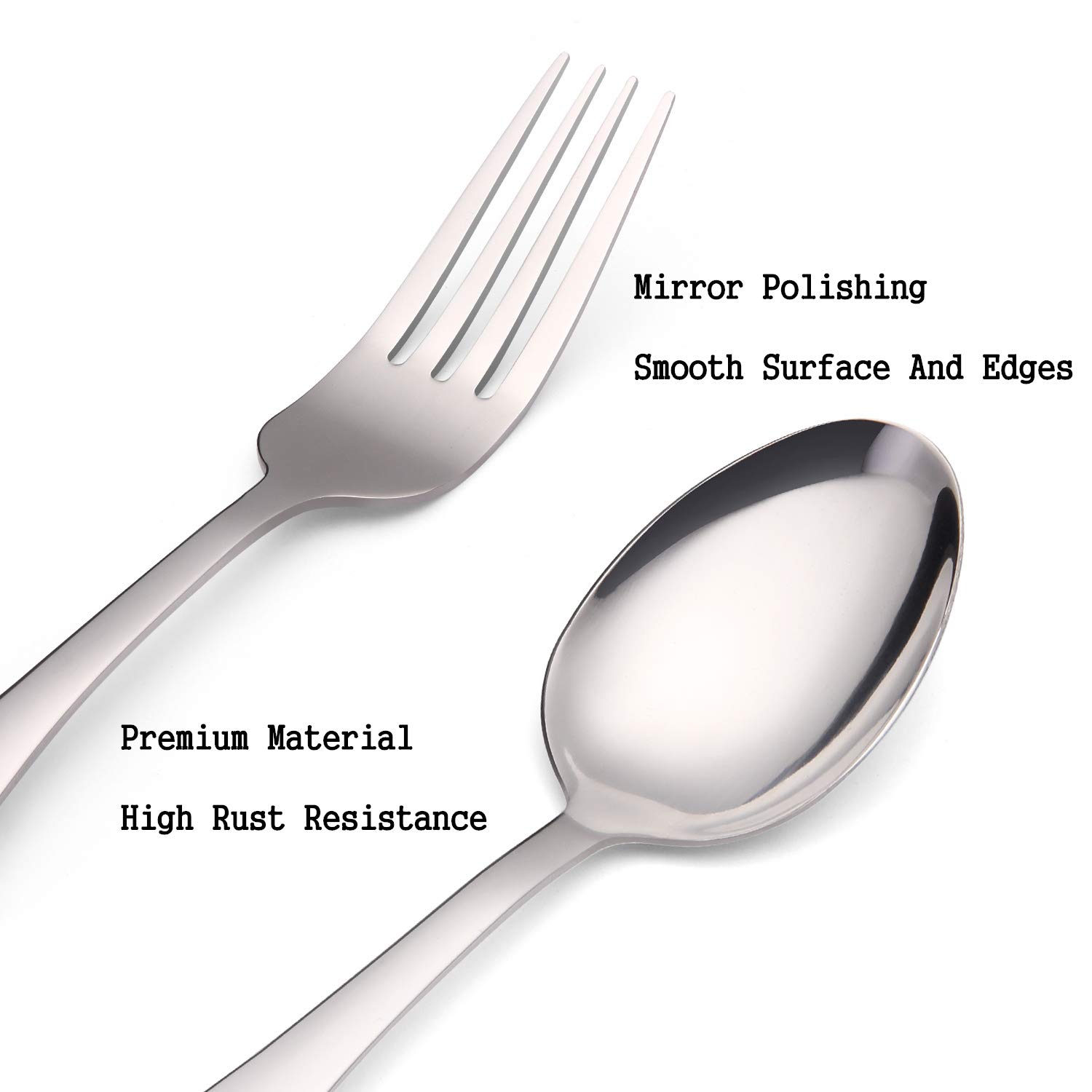 Snapklik.com : Silverware Set, 20-Piece Stainless Steel Flatware Set ...