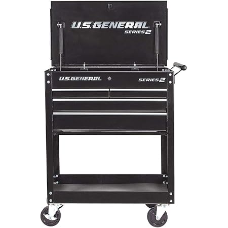 Amazon.com: 30 in. 5 Drawer Mechanic's Tool Cart Cabinet - Black ...
