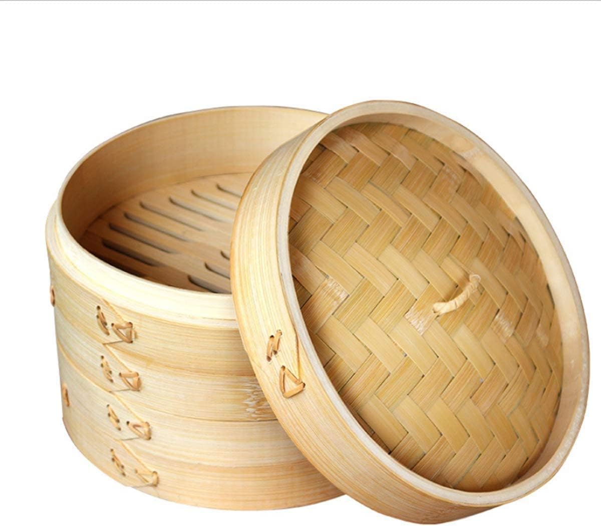 Norpro Deluxe 3-Piece Bamboo Steamer Set : Amazon.ca