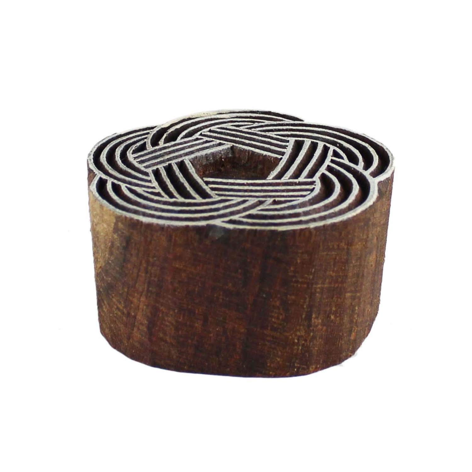 Snapklik.com : Round Celtic Knot Wooden Block Stamp Textile Scrapbook ...