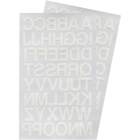 Amazon.com: Magfok Iron-on Letters 3/4-Inch Transfer for Clothing, 4 ...