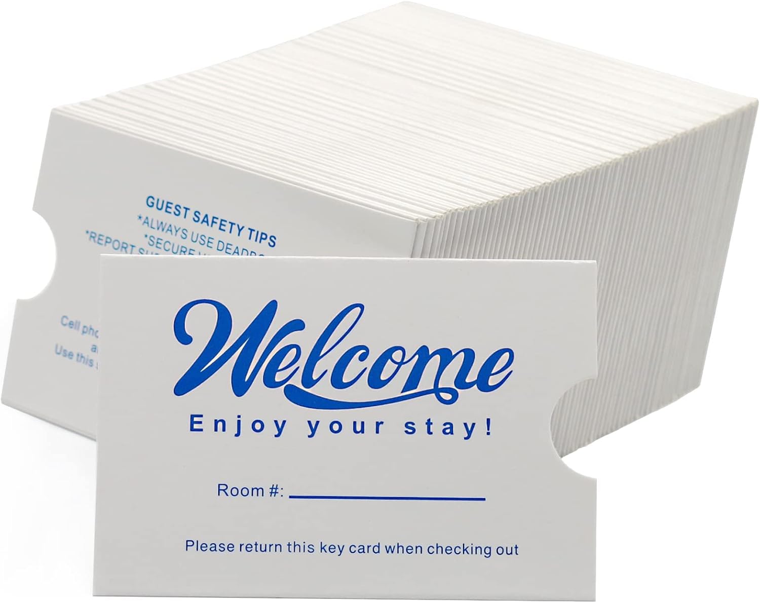 Amazon.com : Gialer 250pack Hotel & Motel Key Cards envelopes Welcome ...