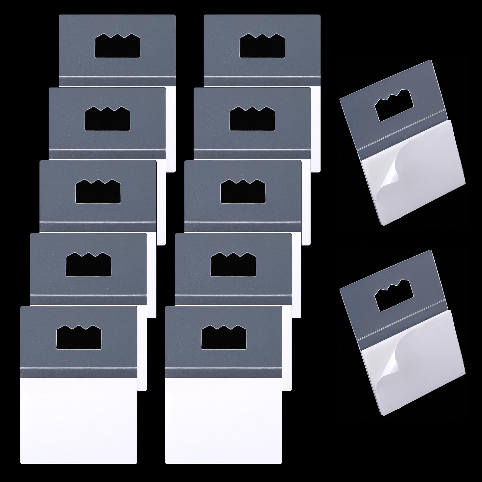 10 Pack Adhesive Picture Hangers, Mabor Plastic Picture Hangers Without ...