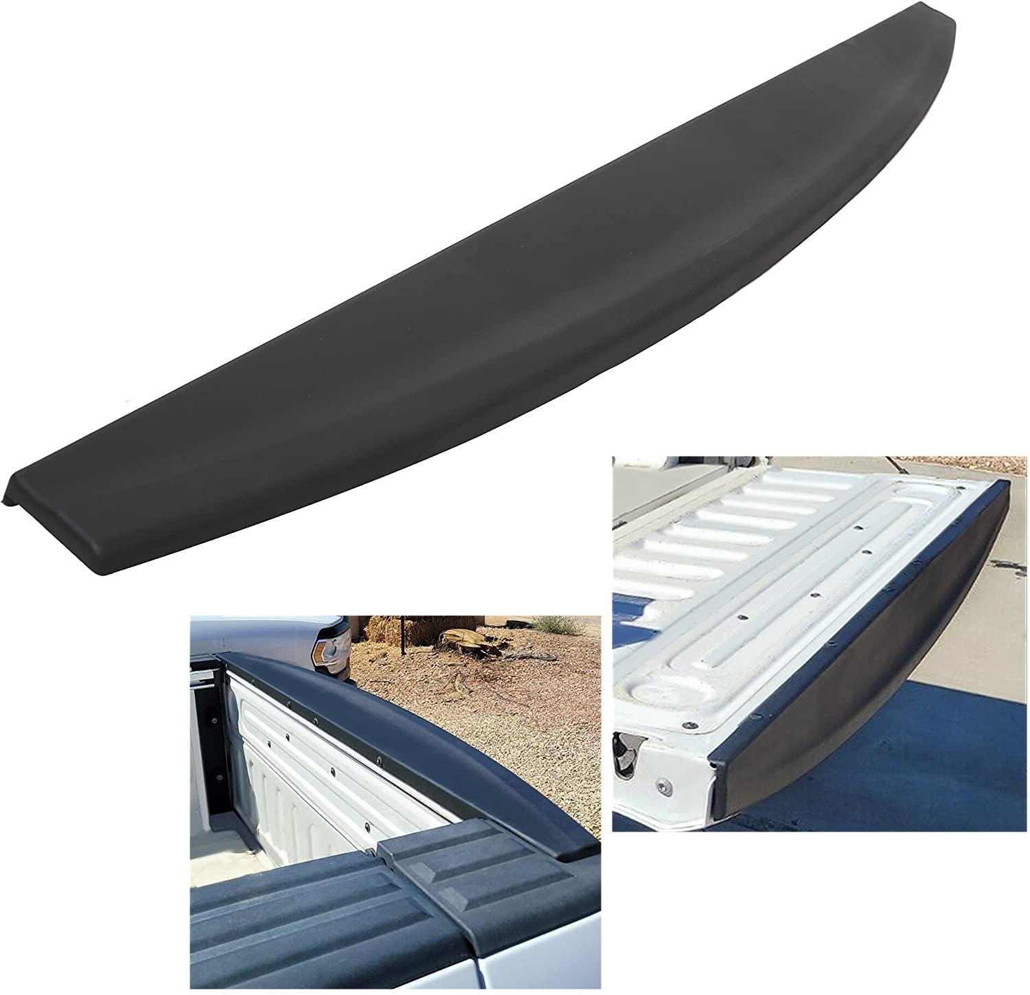 Amazon.com: Tailgate Spoiler Molding Cap Compatible with 2009-2019 Ram ...