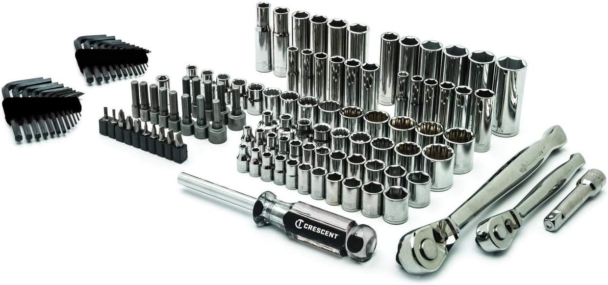 CRESCENT CTK121 Home Hand Tools Sockets SAE Sets : Amazon.ca: Tools ...