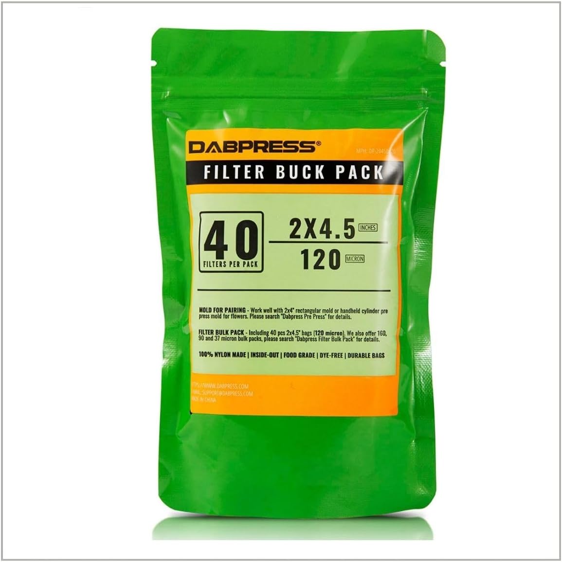 Amazon.com: [ 40 Pack ] 2x4.5 Inch 120 Micron Tea Filter Bags : Home ...