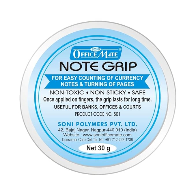 Soni Officemate Fingertip Moisteners, Positive Grip for Counting ...
