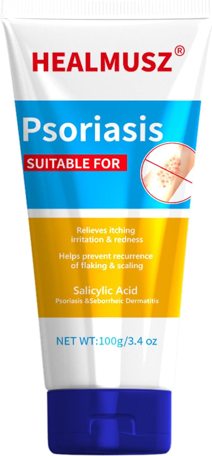 Amazon.com: HEALMUSZ Psoriasis Cream - Maximum Strength 4% Salicylic ...