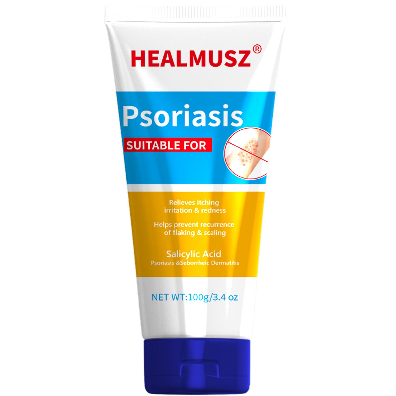 Buy Psoriasis Cream - Maximum Strength 4% Salicylic Psoriasis Cream ...