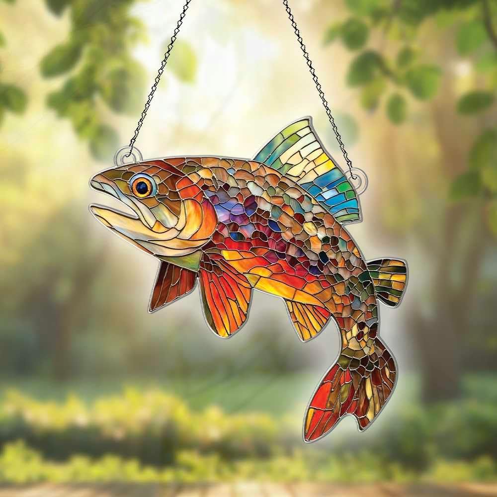 Amazon.com: Trout Fish Ornaments Decor for Christmas Tree - Trout Fish ...