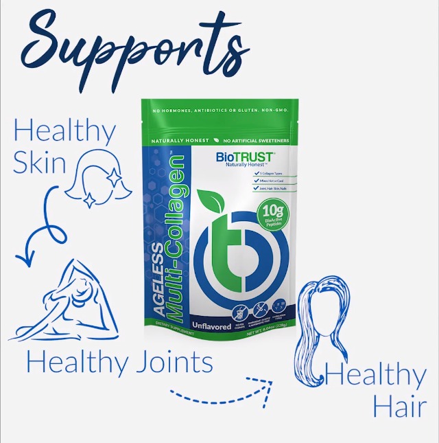 Watch BioTrust Ageless Multi Collagen Protein Powder on Amazon Live