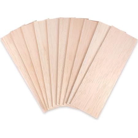 Amazon.com: 12 Pack Basswood Sheets for Crafts 12 x 4 x 1/8 Inch-3 mm ...