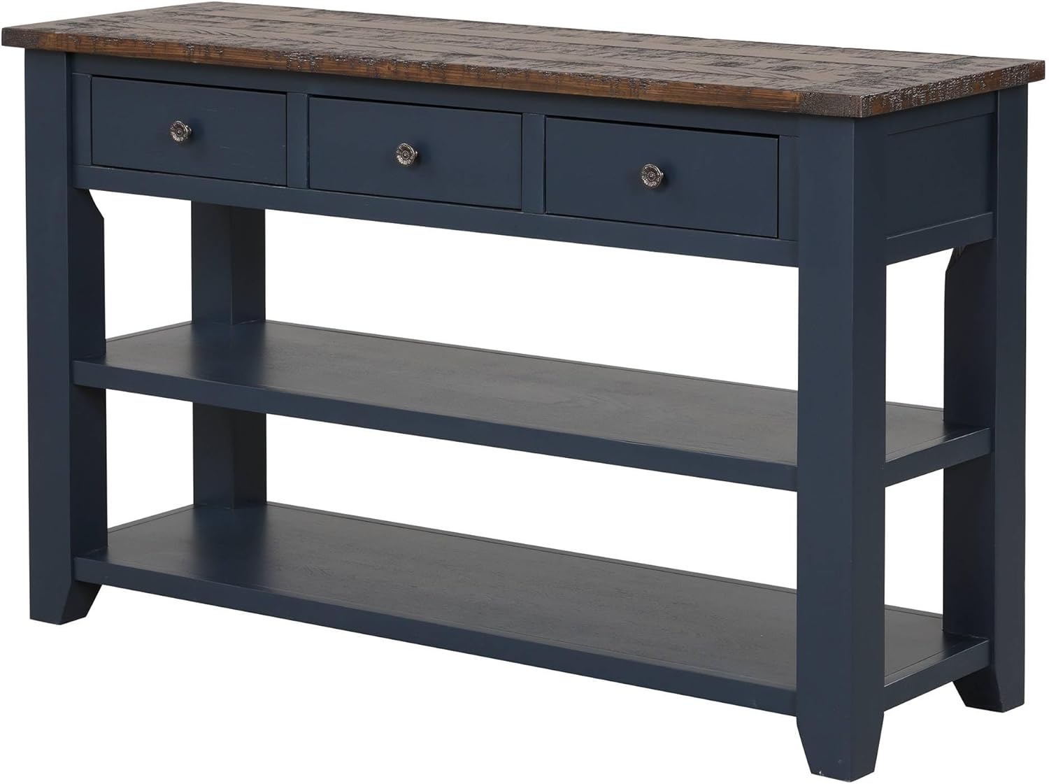 Amazon.com: INMOZATA 48" Solid Wood Console Table,Farmhouse-Style ...