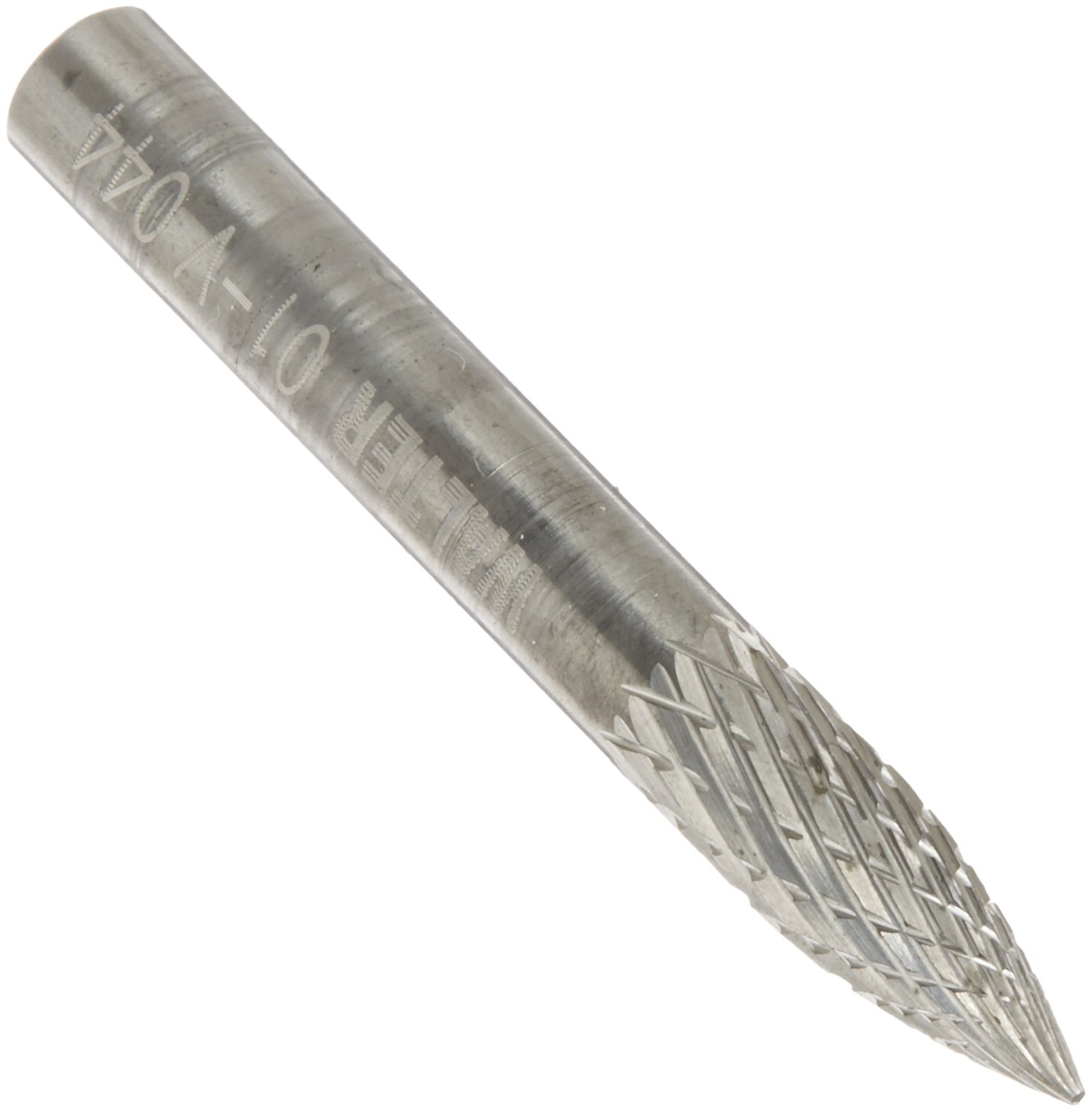 Walter 01V044 Tungsten Carbide Finishing Bur - 1/4 in. X 5/8 in. Double ...