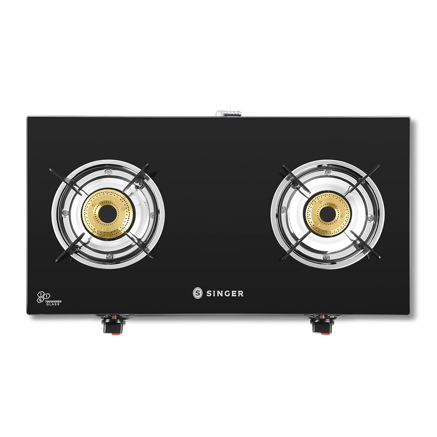 Singer 2 Burner Gas Stove Glass Top Manual Ignition - Maxilite 2GL ...