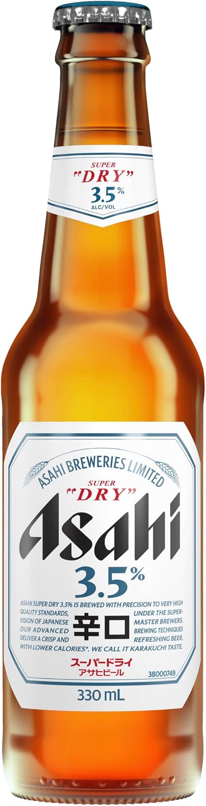 Asahi Super Dry Beer, Low Carb & Refreshing, Mid-Strength Beer, Crisp ...