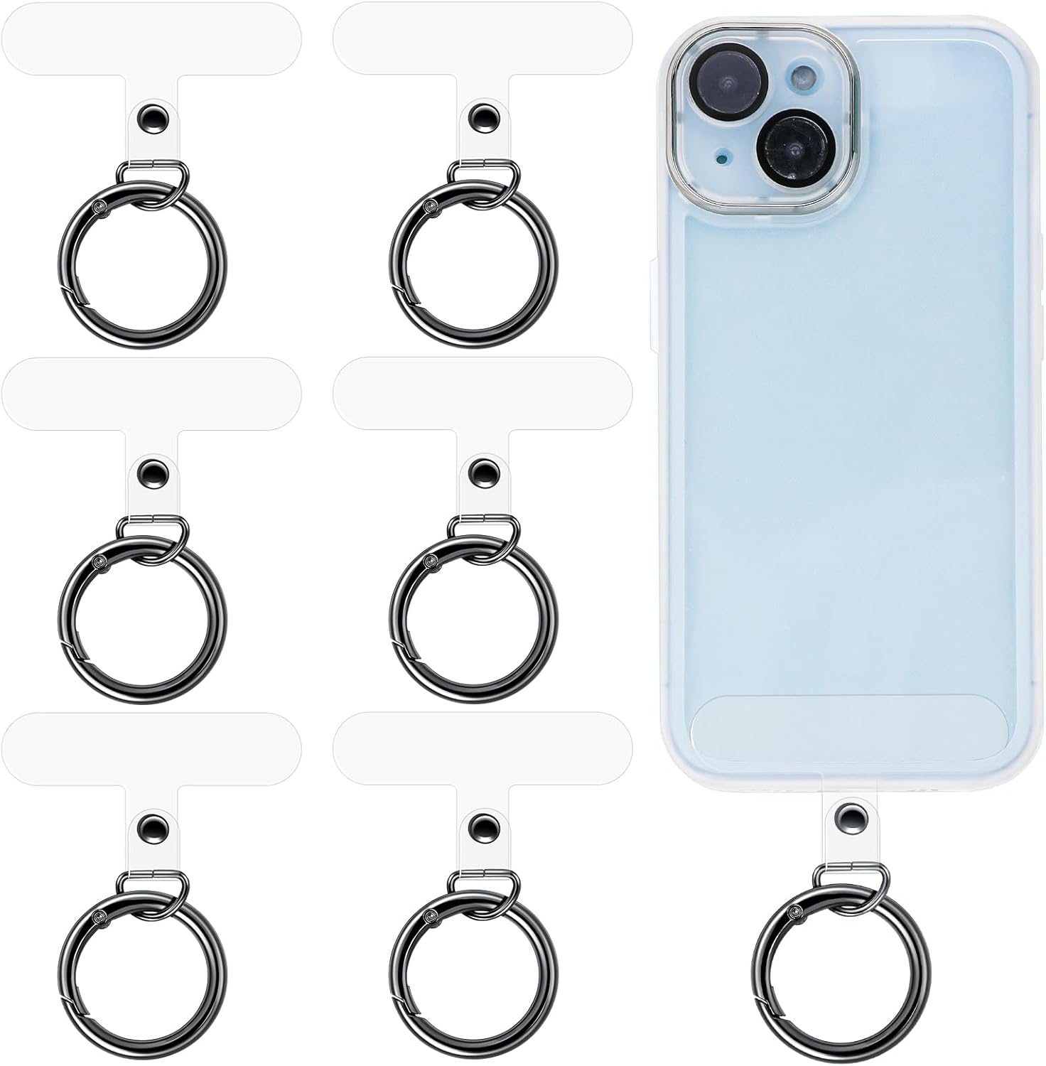 Amazon.com: 6 Pcs Phone Lanyard Tether Phone Lanyard Patch Pad ...