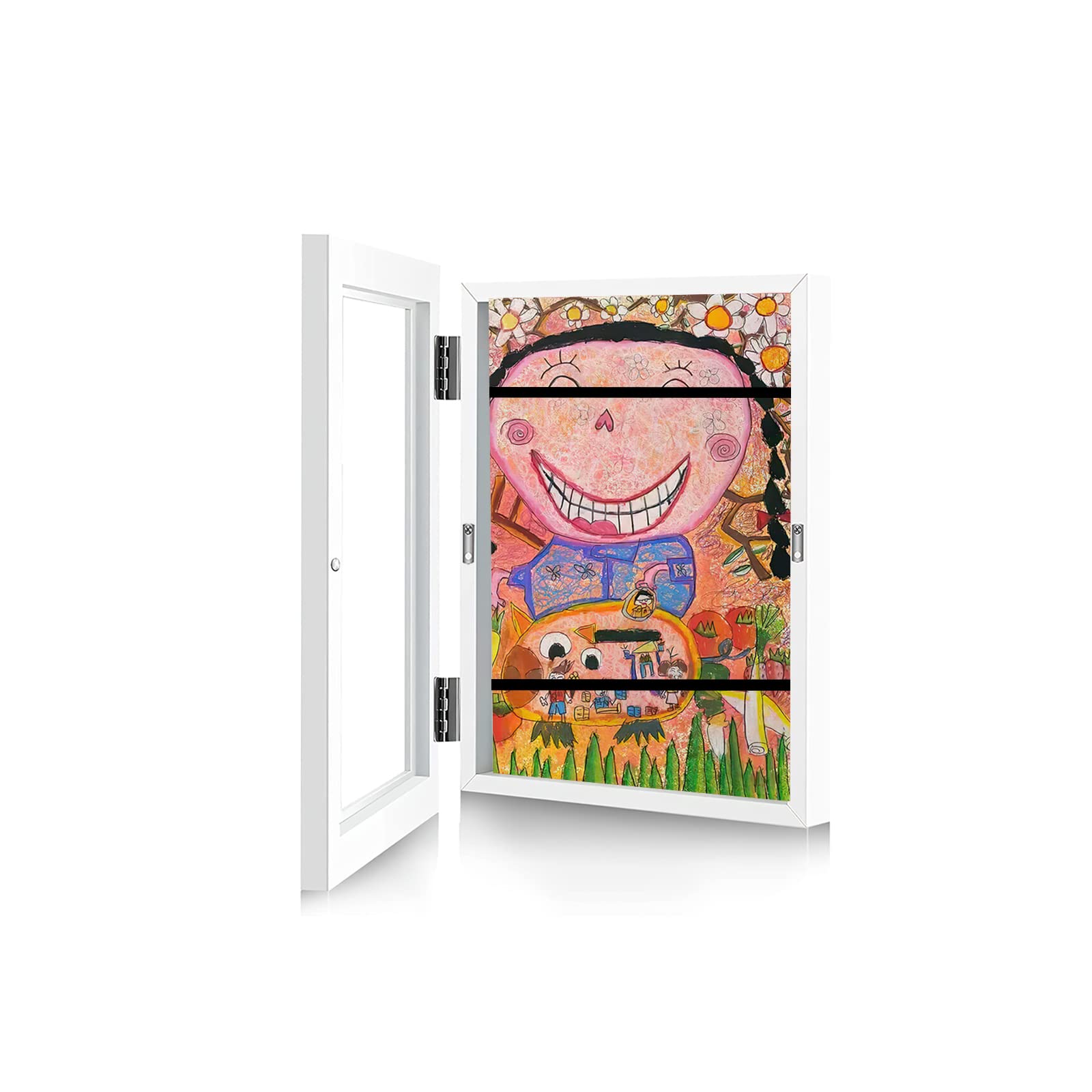 Kids Artwork Changeable Front Opening Magnetic A4 Artwork Frames ...