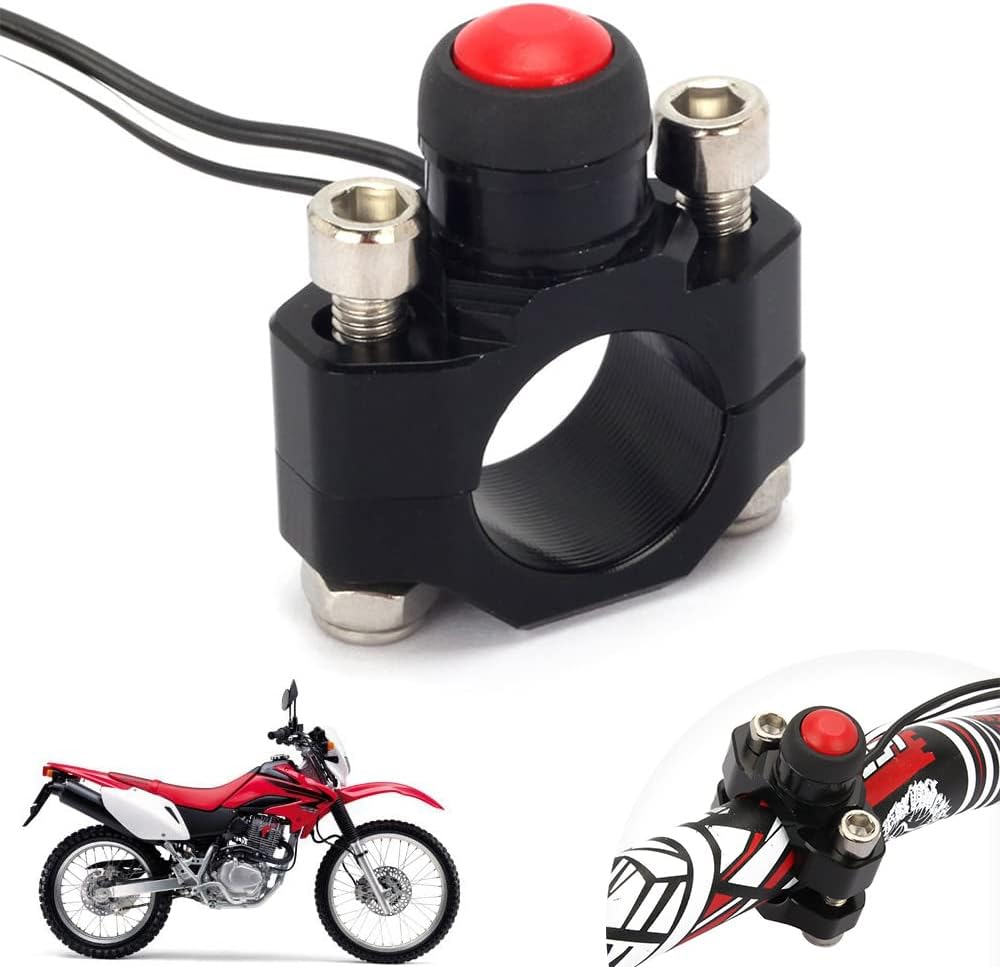 JFG RACING CNC Universal Motorcycle Engine Stop Start Kill Switch ...