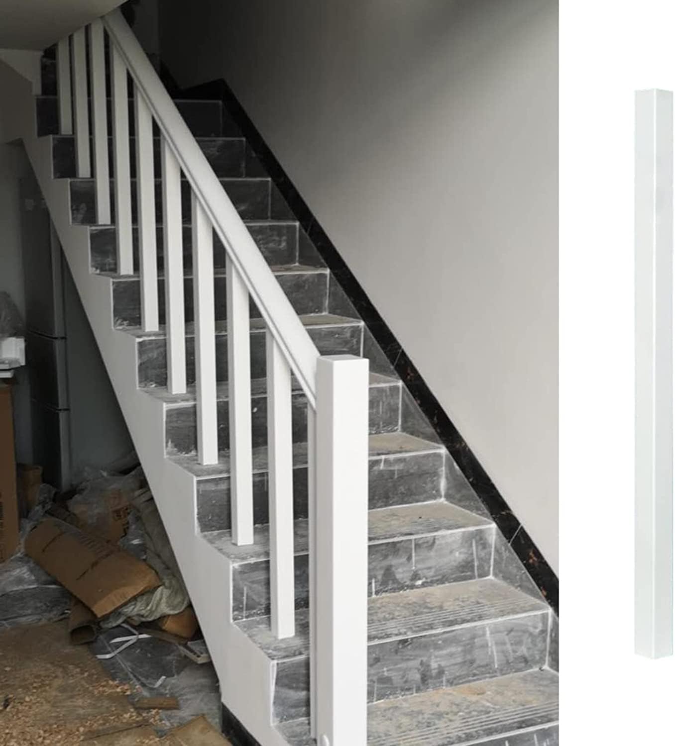 Stair Handrails Stair Spindle Square Stair Railing Post for Staircase ...