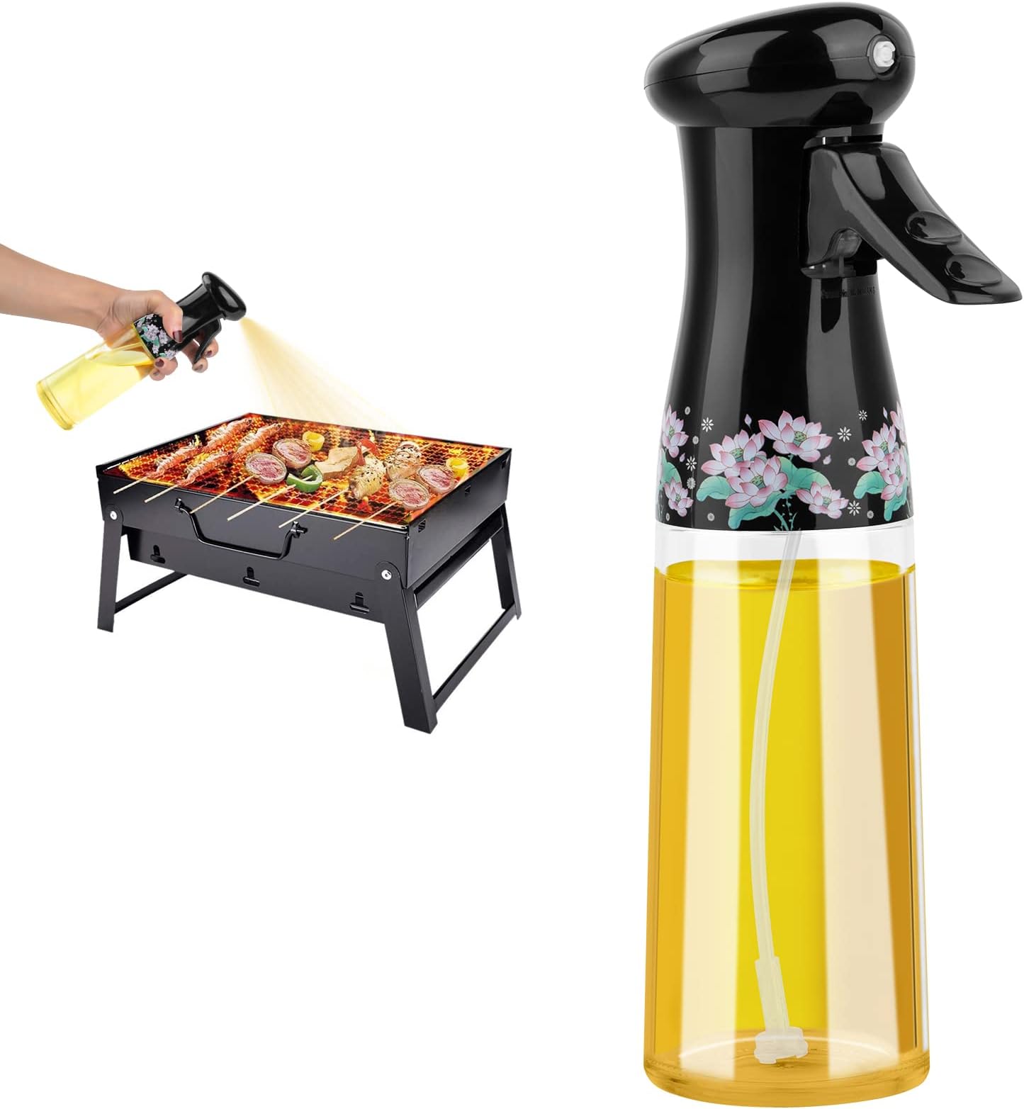 Amazon.com: WERTIOO Olive Oil Sprayer for Cooking 4 Pack, 7.4oz/210ml ...