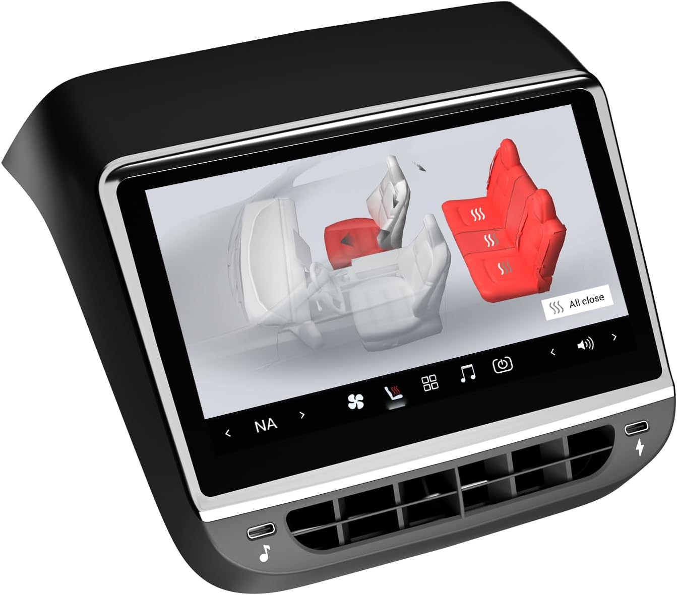 Amazon.com: BUNNYBIRD Rear Display Screen for Tesla Model 3 (2020-2022 ...