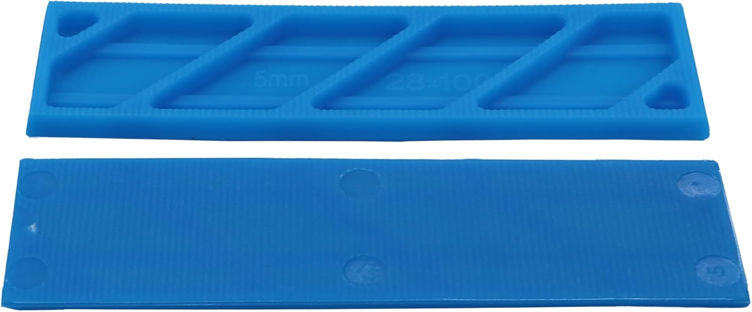 50 Pack Plastic Window & Glazing Packers, Spacers 5mm Thicknesses for ...