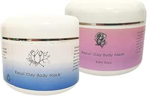 Rasul Clay Spa Treatment face and body mask 1x unscented 1x 250ml (Pink ...