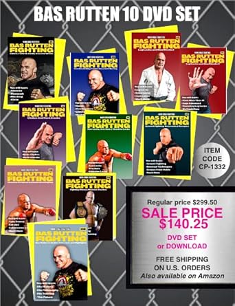 Amazon.com: Bas Rutten Fighting 10 dvd set (CP-1332) : Bas Rutten, Joe ...