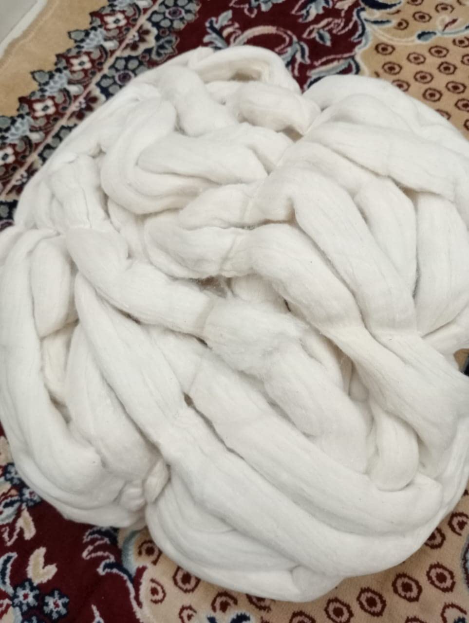 Sorzy Loose Raw Cotton for Wick Making – Pure Soft Cotton for Diya ...