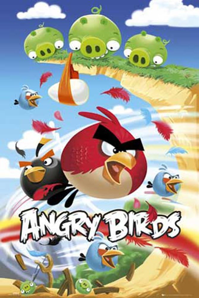 Amazon.de: Empire 390691 Angry Birds - Game Poster - Games-Poster Vögel ...