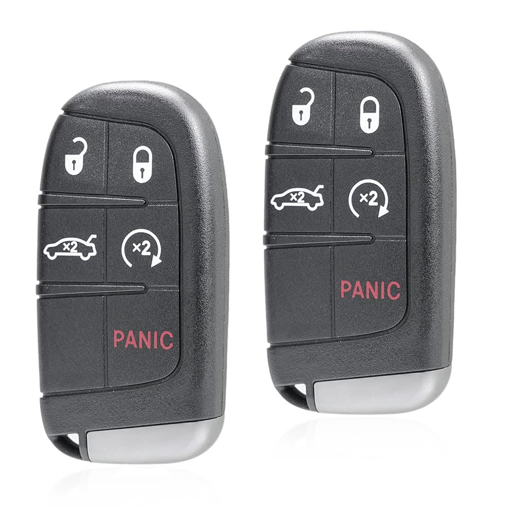 Amazon.com: TOP-VIGOR 2pcs Remote Key Fob Replacement 5 Buttons ...