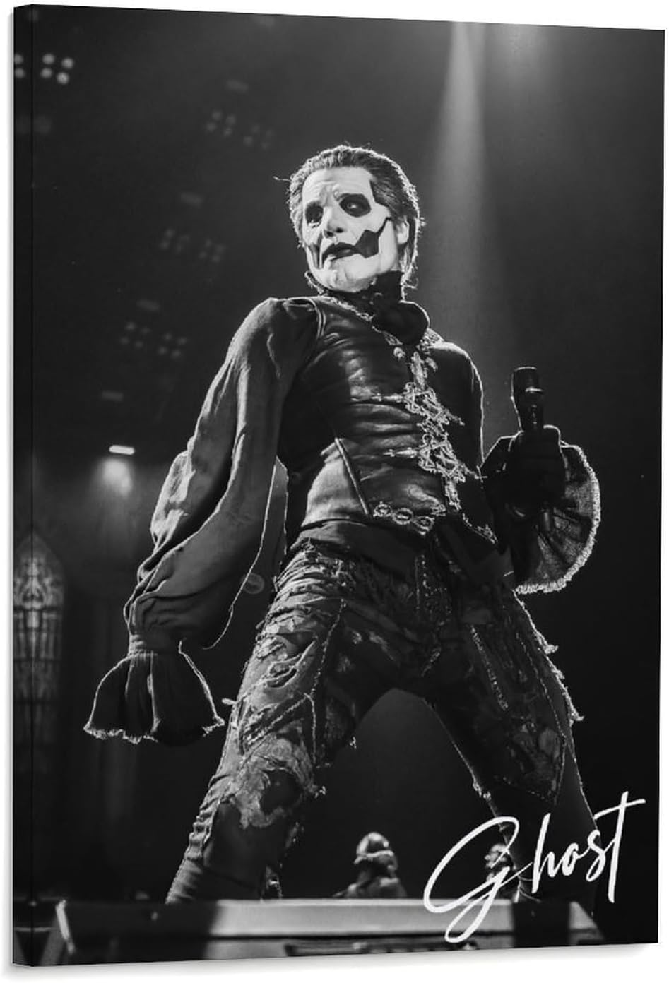 Amazon.com: Ghost Band Poster Music Posters for Room Aesthetic – Canvas ...