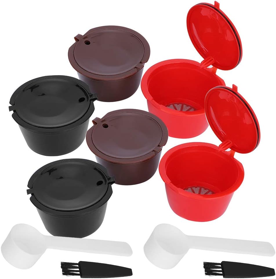 Fydun Reusable Refillable Coffee Filter Cup With Spoon Tool Set For ...