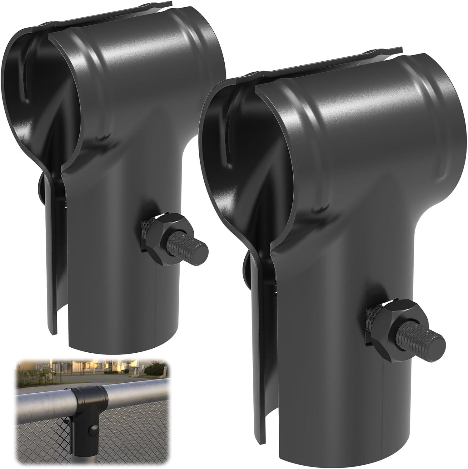 2 Pcs End Rail Clamps T Pipe Clamp for 1-38 OD Pipe Philippines | Ubuy