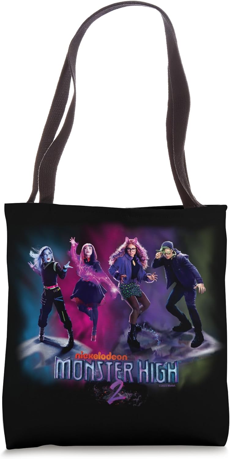 Amazon.com: Monster High Movie - MH 2 Group Pose Tote Bag : Clothing ...