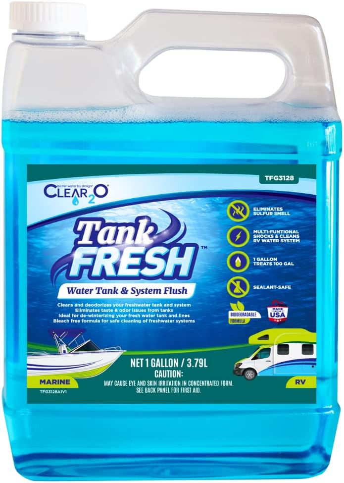 Amazon.com: CLEAR2O TankFRESH Water Tank & System Flush - Deodorizes ...