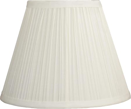 Urbanest Mushroom Pleated Softback Lamp Shade, Faux Silk, 5-inch by 9 ...