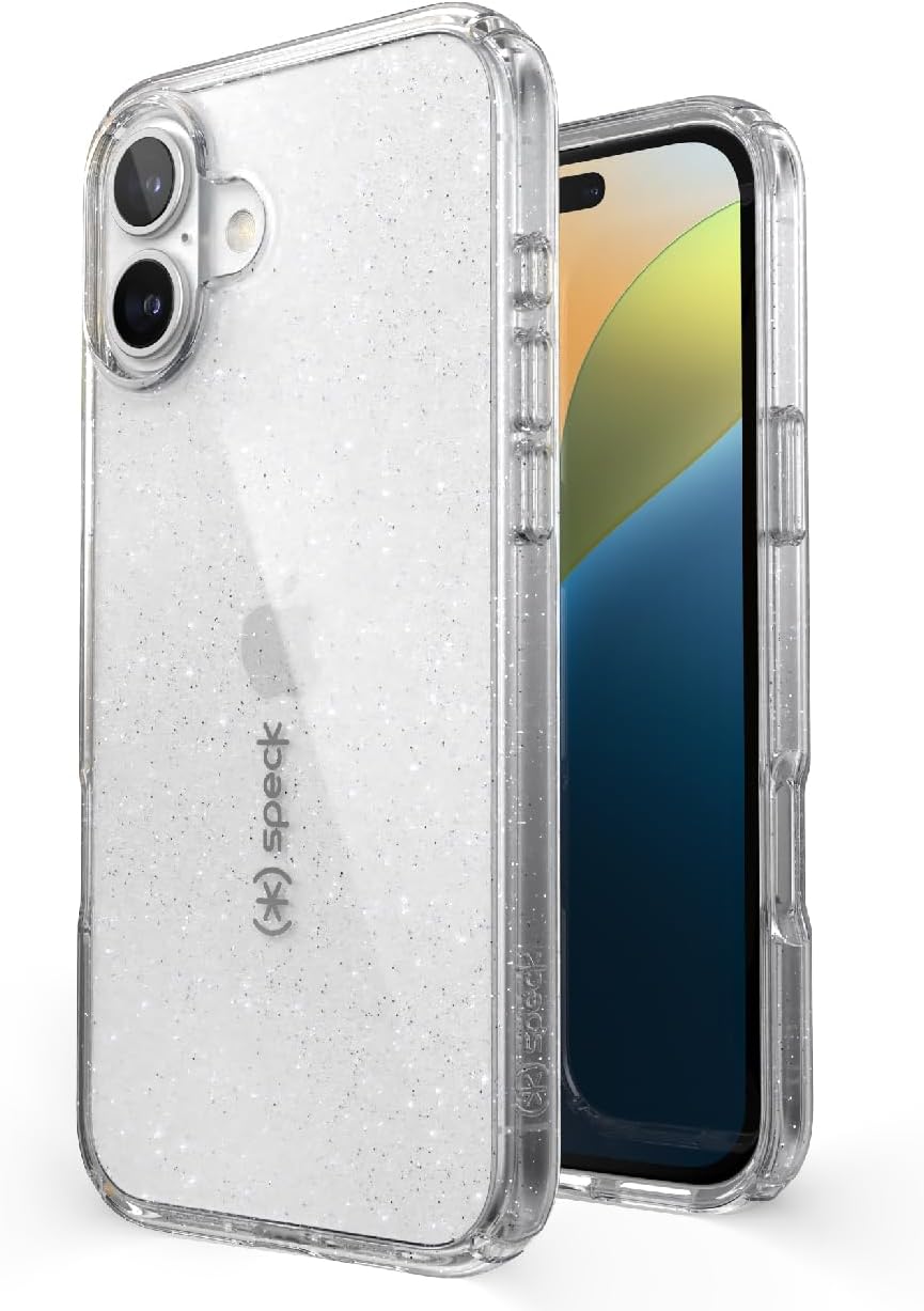 Amazon.com: Speck Clear iPhone 16 Plus Case - Slim GemShell - Clear ...