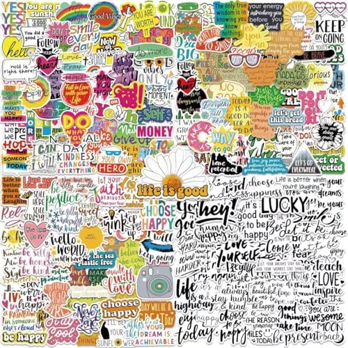 Amazon.com: 200PCS Quote Stickers, Positive Stickers, Affirmation ...