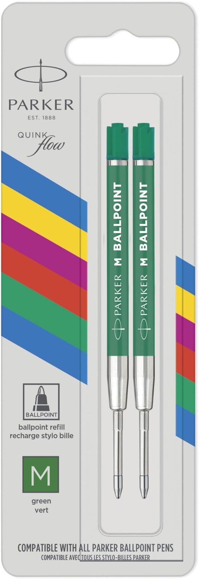 Parker Jotter Originals Gel Pen Refills | Smooth Black Gel Ink Refills ...