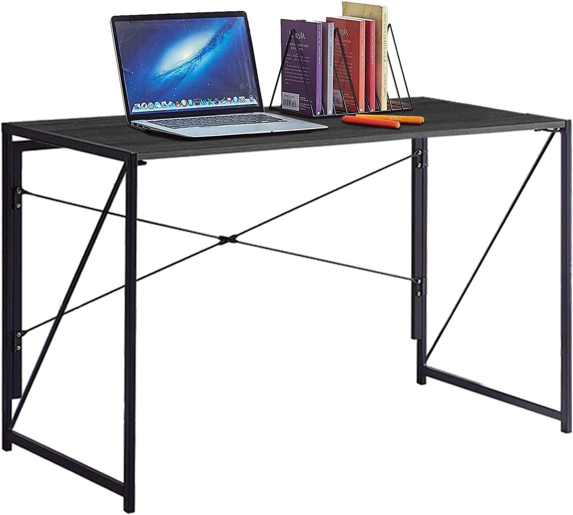 mcc direct Folding Desk Workstation Foldable Computer Desk for Office ...