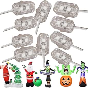 Amazon.com: Blowup Replacement LED Lights, Inflatable LED Light ...