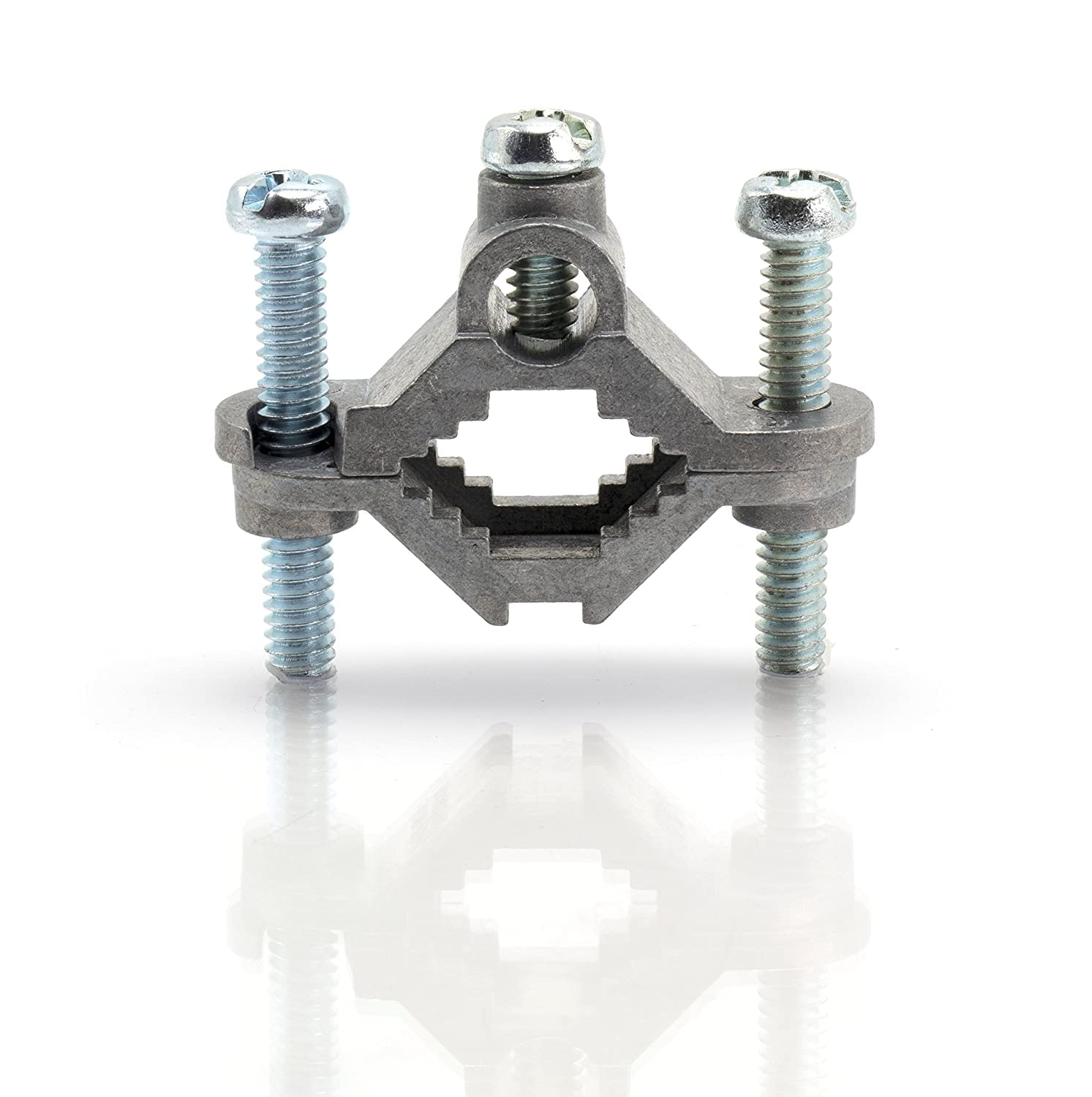 Snapklik.com : 1 Inch, 4 Pack - Electrical Ground Rod Clamps - Direct ...